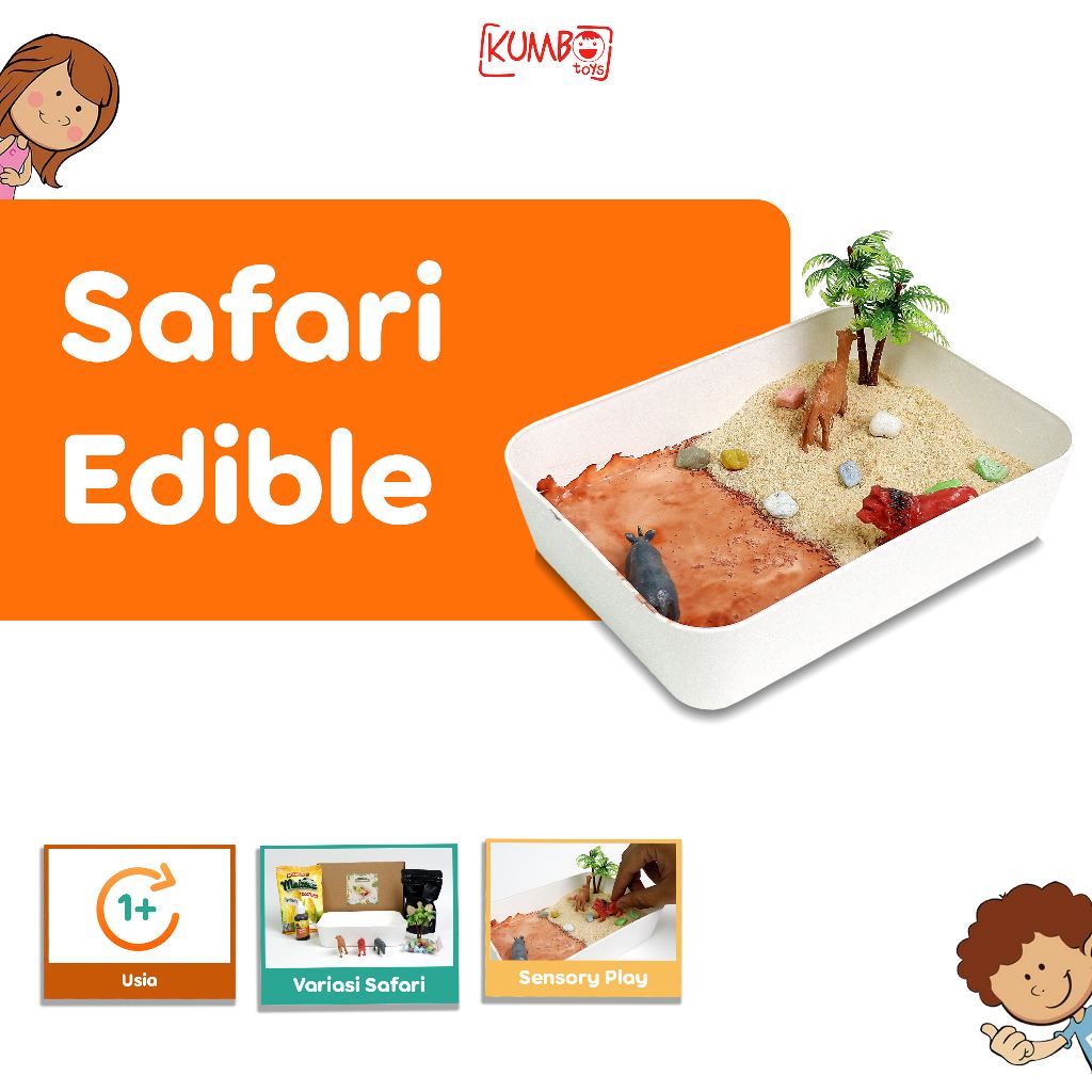 Sensory Play Edible Tray Montessori Play – kumbo.id
